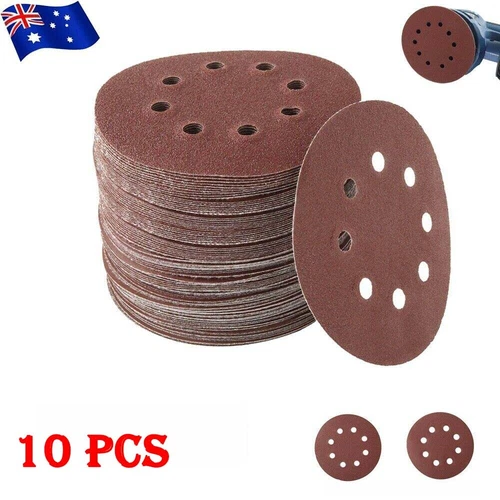 125mm 5" Sanding Discs Pads 40-1200 Grit Orbital Sander 8 Hole ...