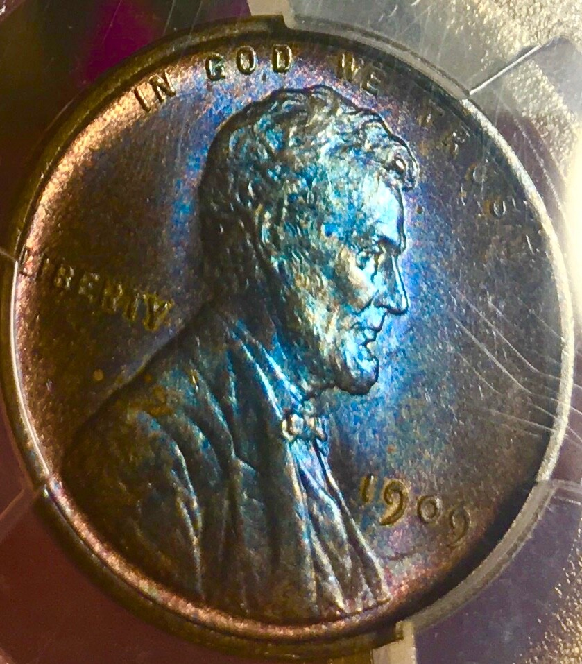 1909 MS64BN TONED / LINCOLN 1C / Awesome L@@KIN VDB / Graded by PCGS ...