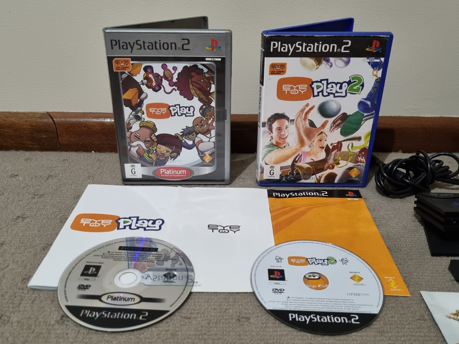 EyeToy PS2 Bundle - EyeToy Camera + 4 Games | Good Condition | eBay ...