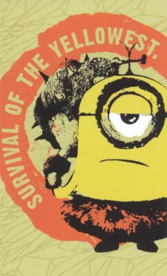 MINIONS THE MOVIE DOG TAG SINGLE STICKER CARD #5 FROM 2015 | eBay