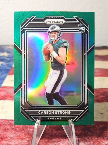 Carson Strong 2022 Panini Prizm Green RC Rookie Football Card #307 ...