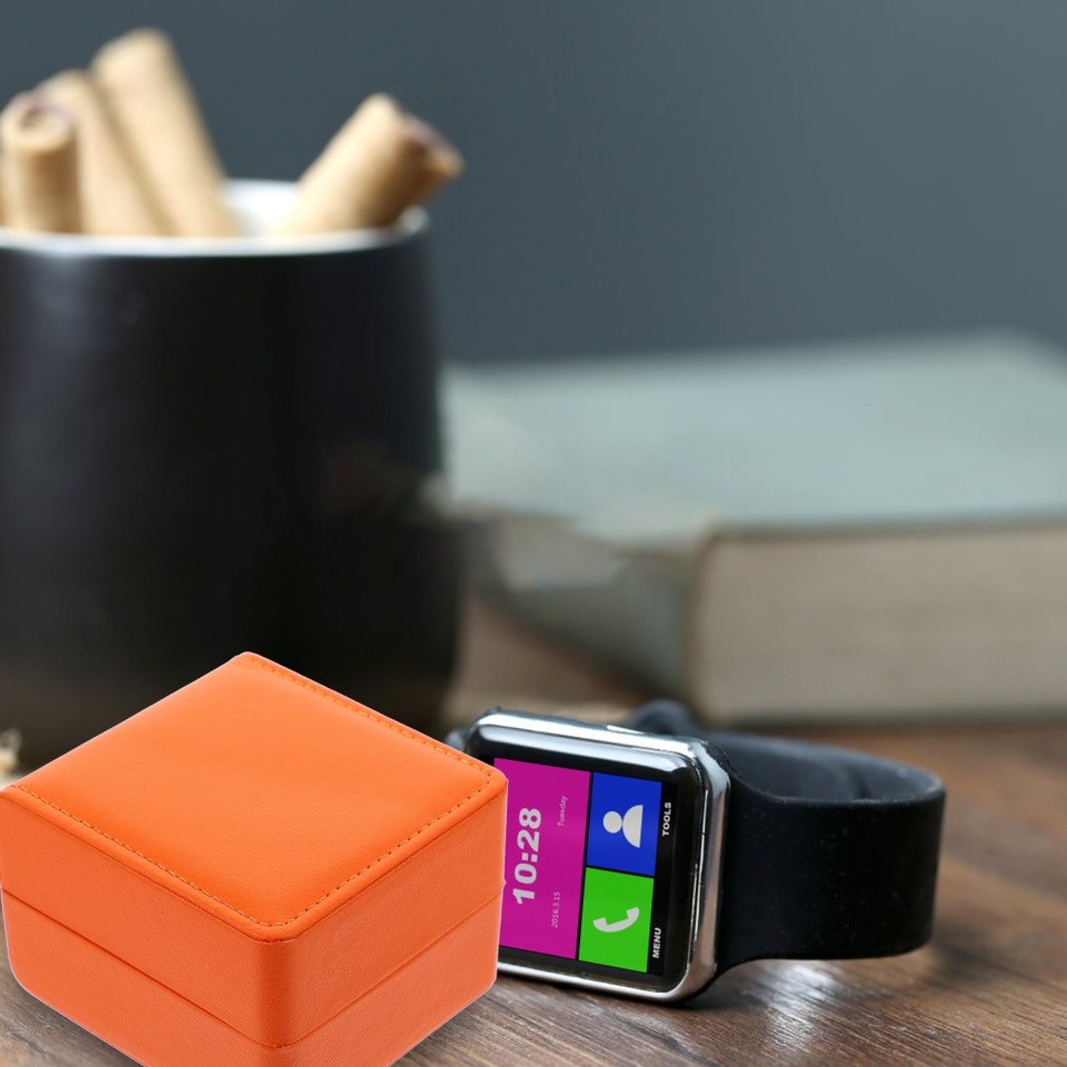 Wrist Watch Storage Box PU Watch Container Watch Display Box Gift | eBay UK