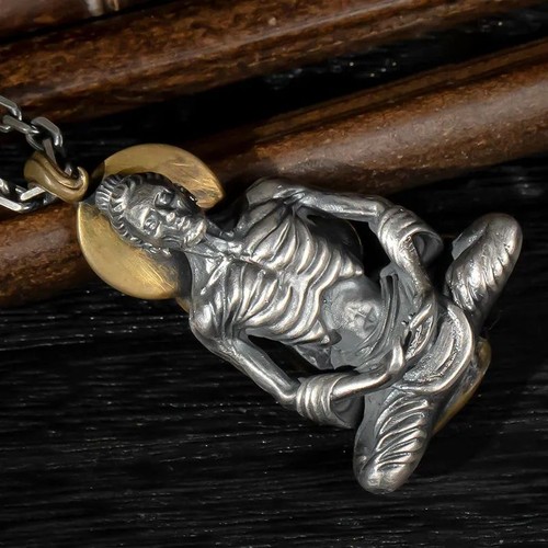 Maitreya Buddha Pendant Necklace Vintage Bodhi Amulet Jewelry Men Lucky ...