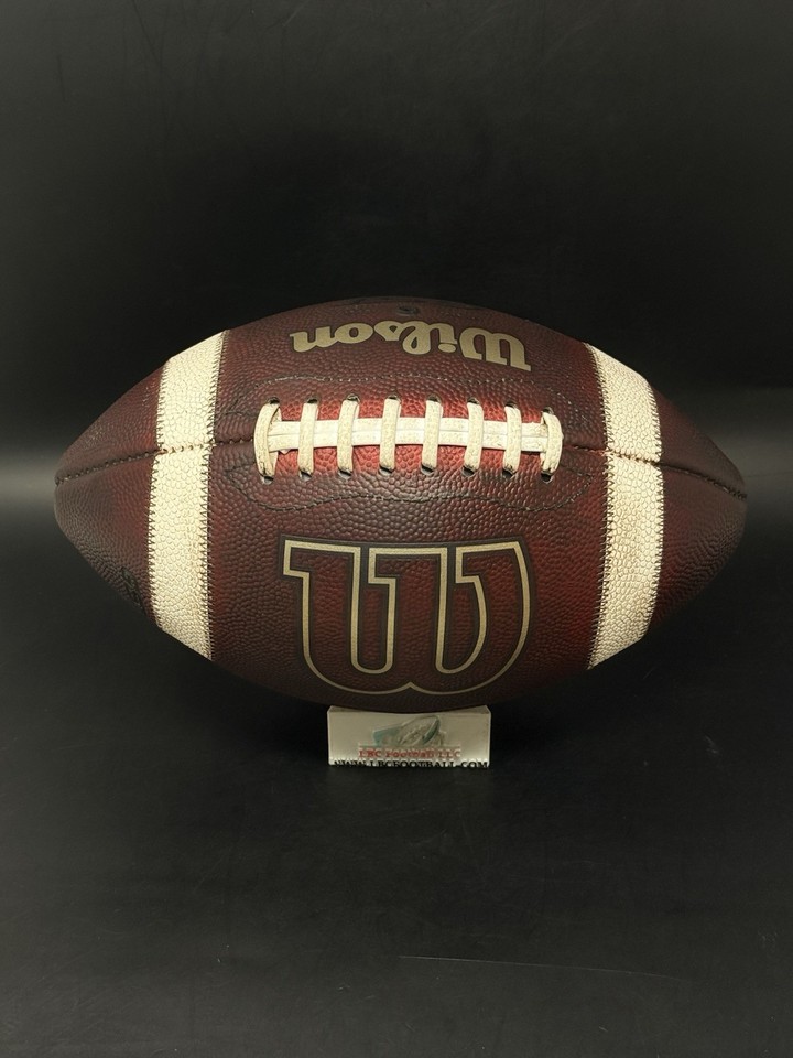 Wilson GST Full-Size Red Football Game Prepped Mudded Conditioned ...