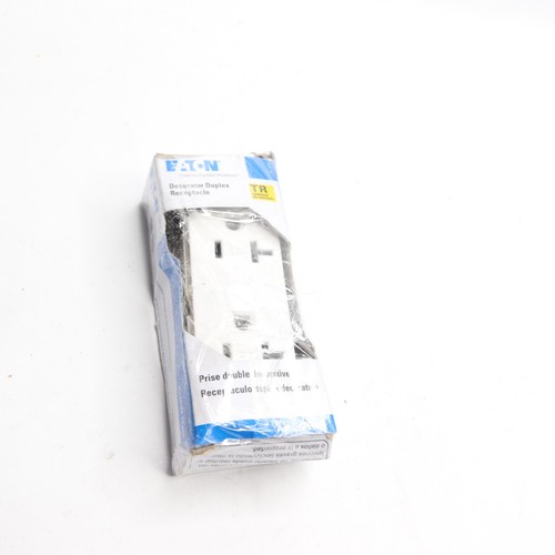 Eaton Tamper Resistant Residential/Commercial Decorator Outlet 20A 125V ...