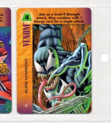 1995 Fleer Marvel Overpower PowerSurge - Venom - Alien Symbiote NM+ | eBay