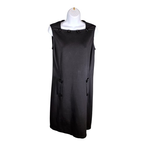 SoCa St. John Dress Black Women's 4 Classic Evening Wear Sleeveless ...