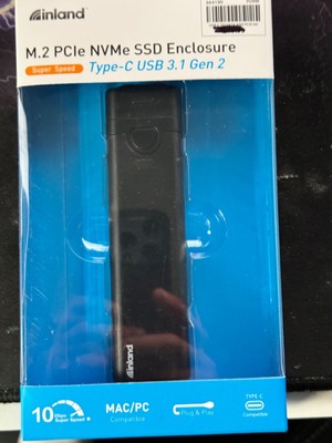 Inland m.2 PCI e enclosure type c USB 3.1 | eBay