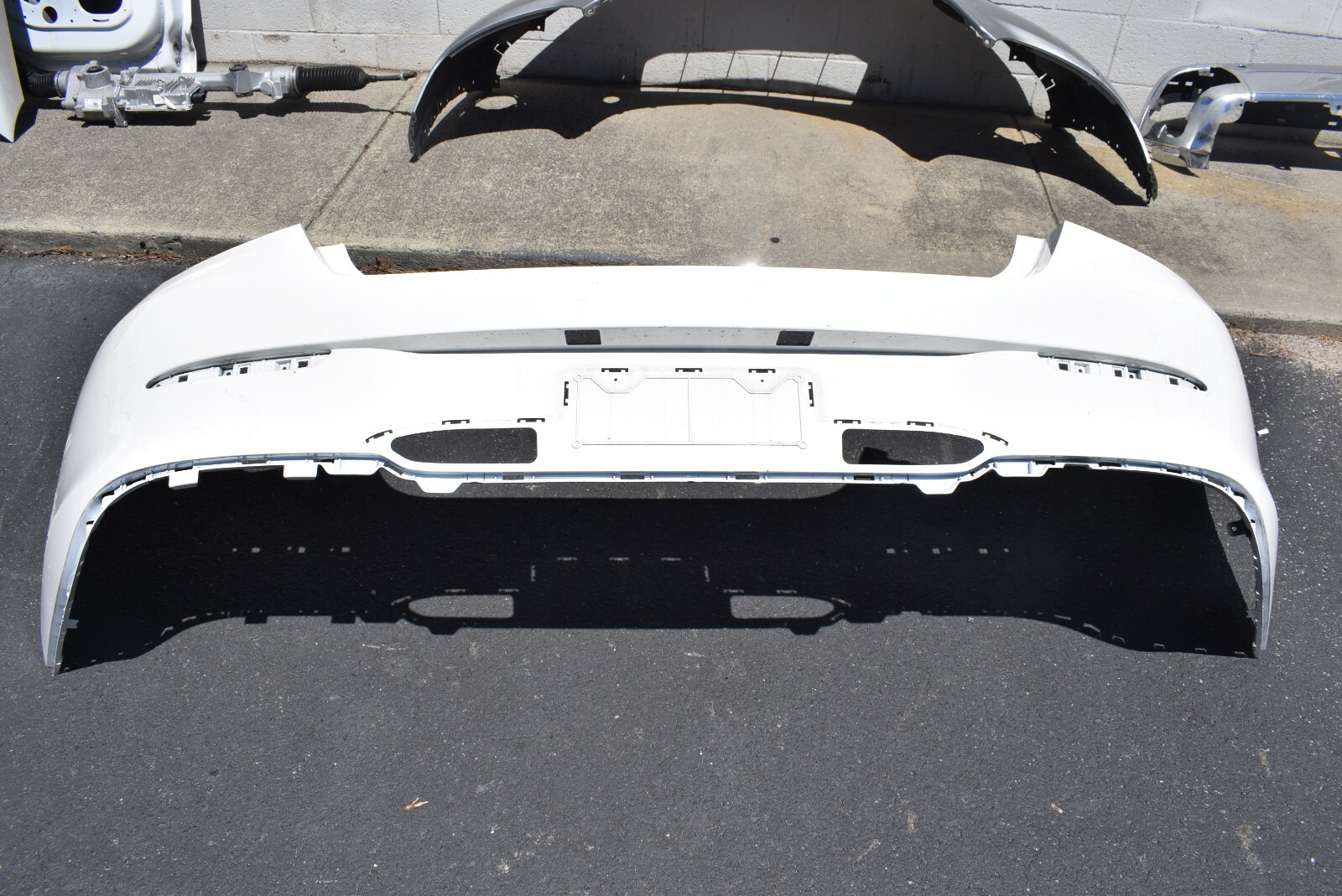 MERCEDES BENZ REAR BUMPER FACTORY OEM | eBay