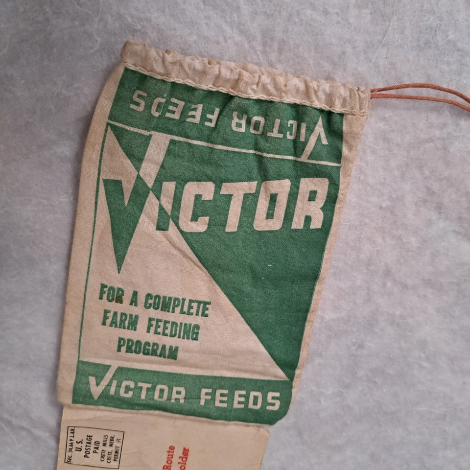 SNODGRASS FEED & RANCH SUPPLY Gordon, Nebraska VICTOR FEEDS DEALER Bag ...