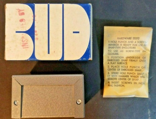 Bud Combination Snap or Screw Type Mini Box CU-2100-A | eBay