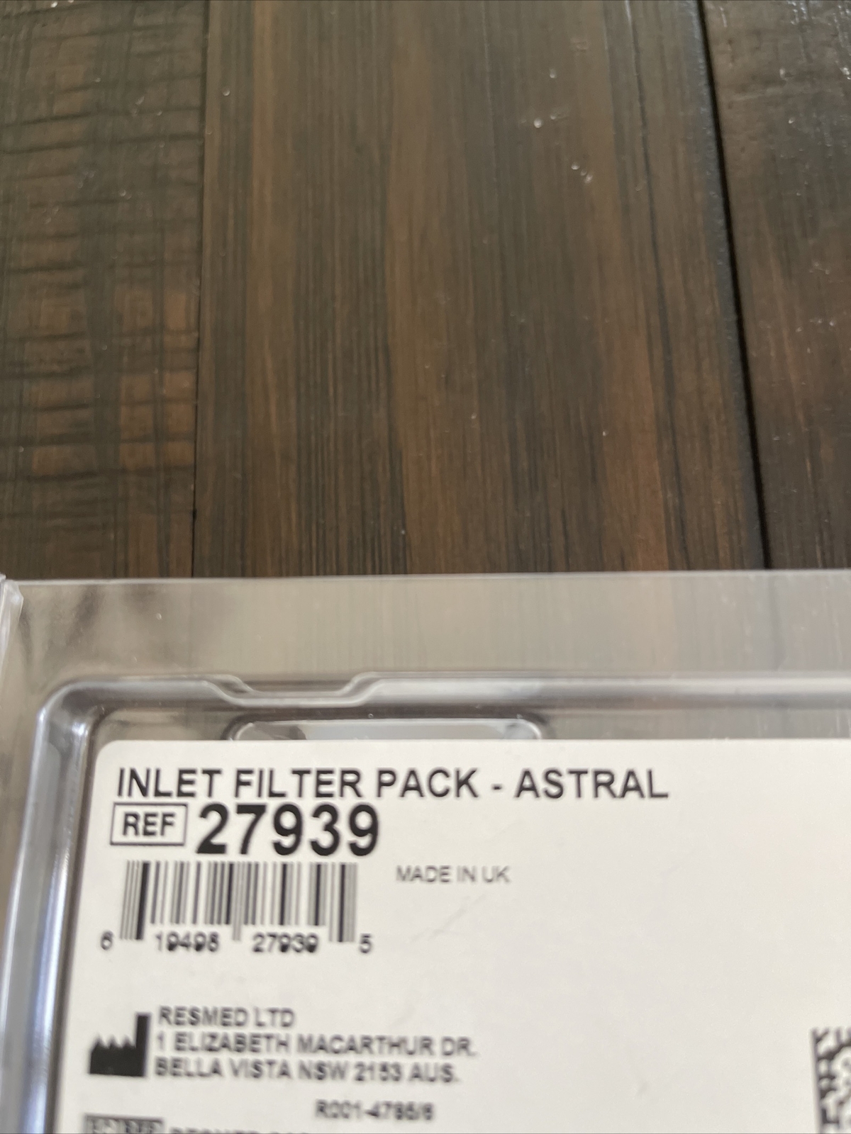 Resmed 27939 for Astral Inlet Filter Pack - 4 pack for sale online | eBay