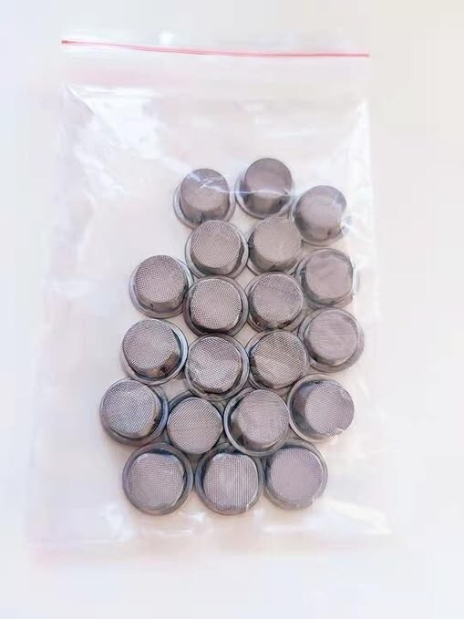 20 Pack Stainless Steel Pipe Screens 1/2 inch Metal Bowl Screen for ...