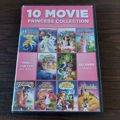 10 Movie Princess Collection (2-Disc DVD, 2013 Cinedigm Home ...
