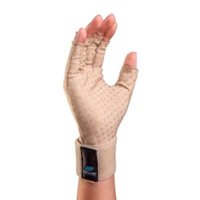 DONJOY Advantage Arthritis Compression Gloves w/ Open Finger Tips ...