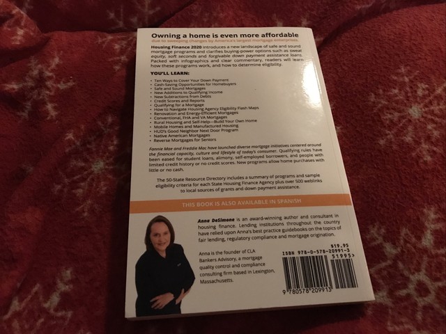 Housing Finance 2020 by Anna DeSimone (2019, Trade Paperback) for sale ...