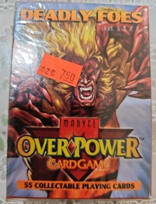 Vintage Cardgame Marvel Overpower Deadly Foes | eBay