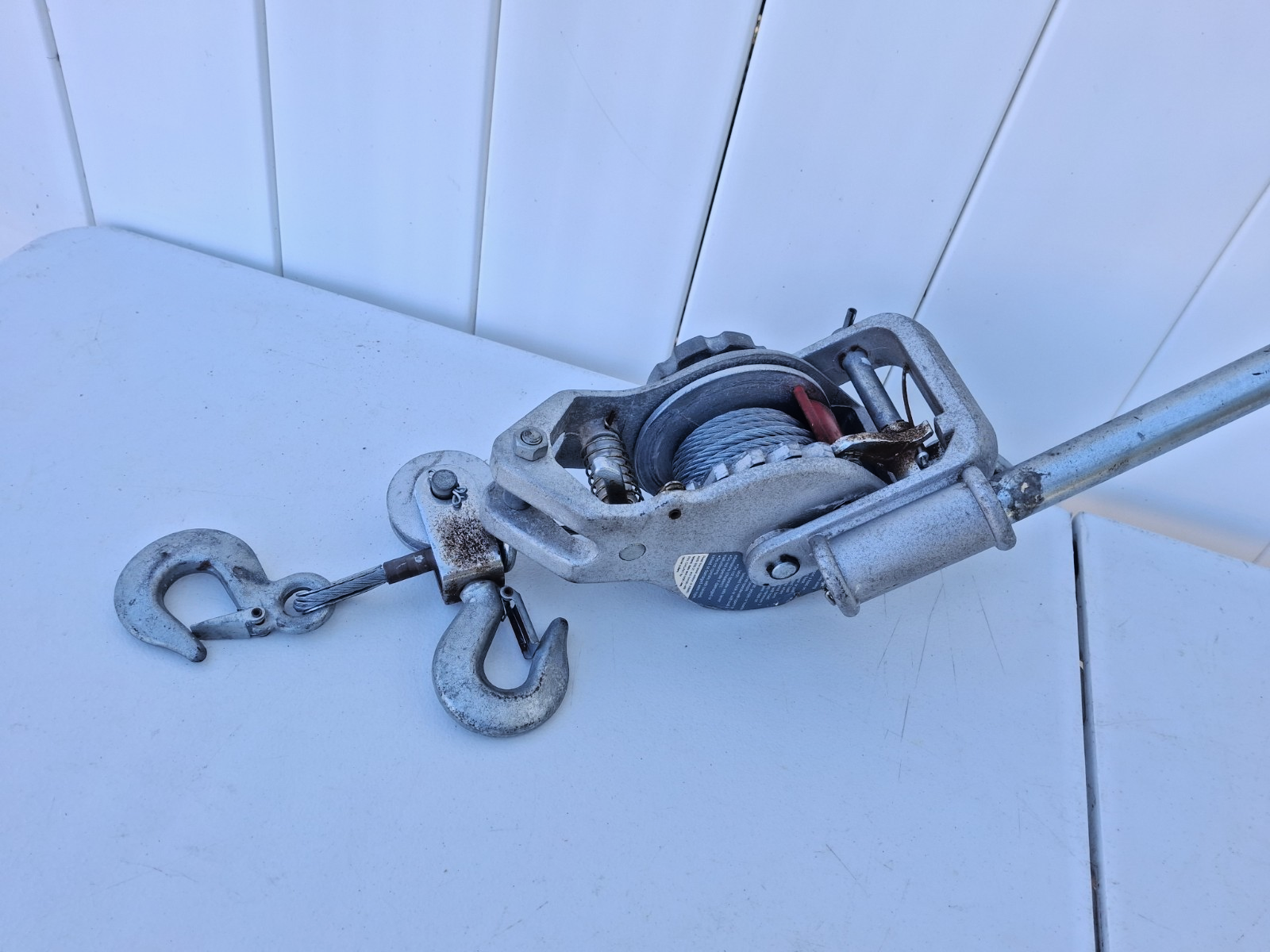Dayton Come Along Winch Cable Hoist ratchet Puller 1700-3400 lbs.made USA | eBay