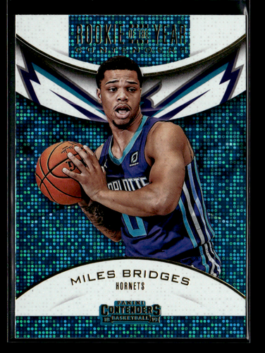 2018-19 Panini Contenders - Rookie of the Year Contenders #2 Miles ...