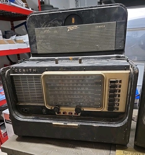 2 Vintage Zenith Transoceanic Tube Radio B600-B600 Repair Restore ...