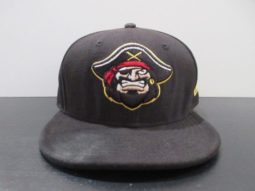 Bradenton Marauders Hat Cap Fitted Mens 7 1/4 Black Minor League ...