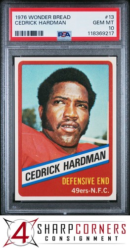 1976 WONDER BREAD #13 CEDRICK HARDMAN 49ERS PSA 10 | eBay