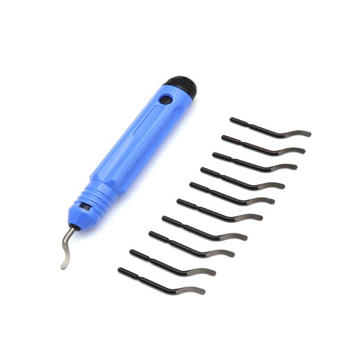 360° Deburring Tool Kit 10pcs High-Speed Steel Rotary Deburr Tools W ...