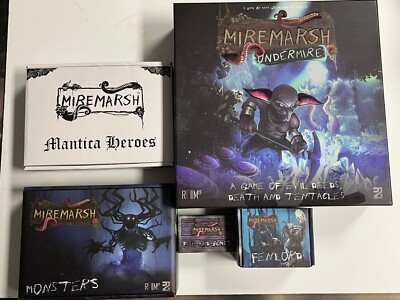 Miremarsh Kickstarter Lot Board Game Room 17 | eBay