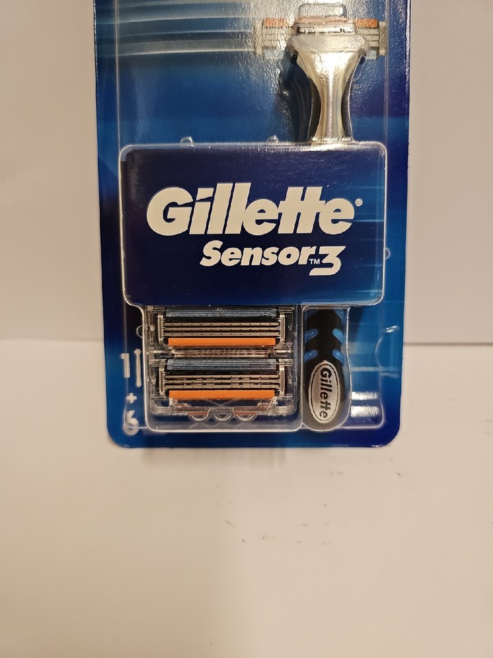 Gillette Sensor 3 / Excel Razor Handle + 6 blades any sensor blade fits ...