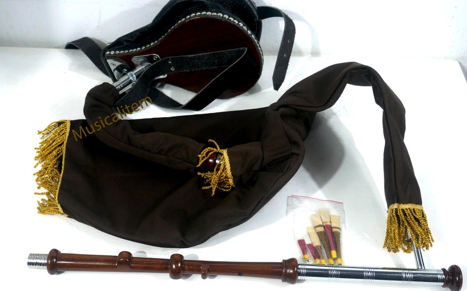 Uilleann pipes Practice Set Bagpipes with bag | eBay