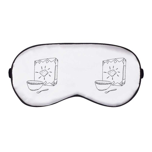 'Box & Bowl Of Cereal' Sleep / Travel Eye Mask (EY00004233) | eBay UK