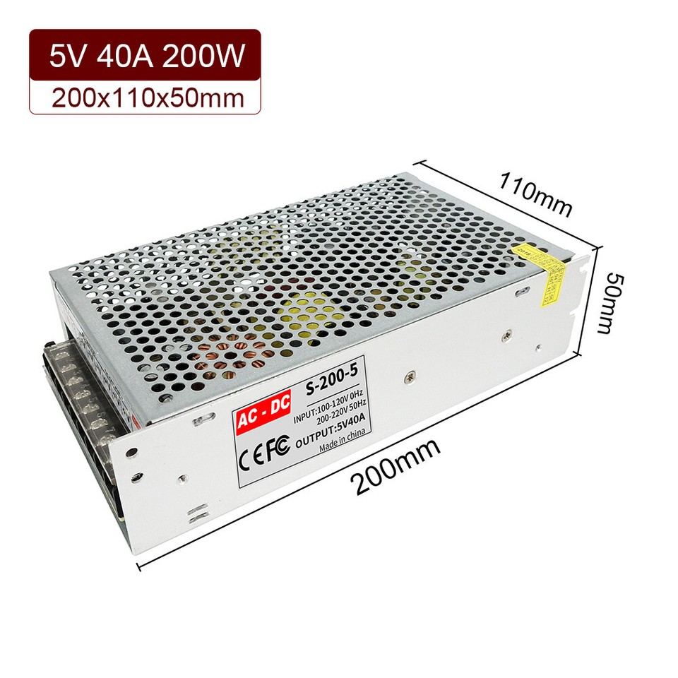 3/5/9/12/15/18/24/32/36/48/50V Regulated Switching Power Supply ...