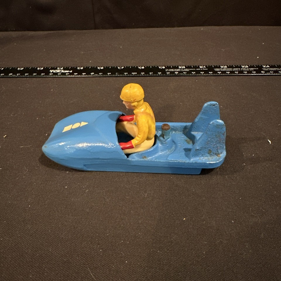 Hela-Bob 2 Man Bobsled Karl Heusser Germany Cast Iron Race Toy Vintage ...