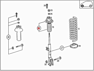 Genuine MERCEDES W168 A-CLASS W168 Support bushing 1683200373 | eBay
