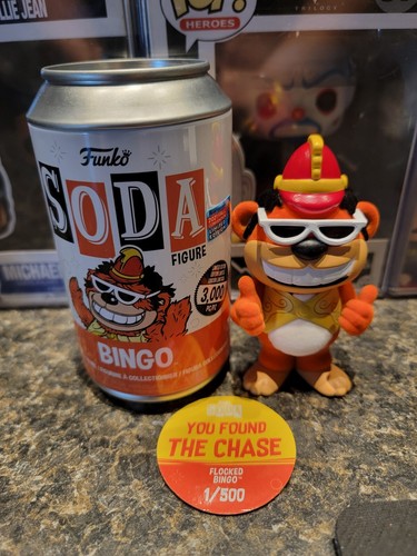 Funko Soda Bingo Flocked CHASE LE 1/500 NYCC 2021 Exclusive | eBay