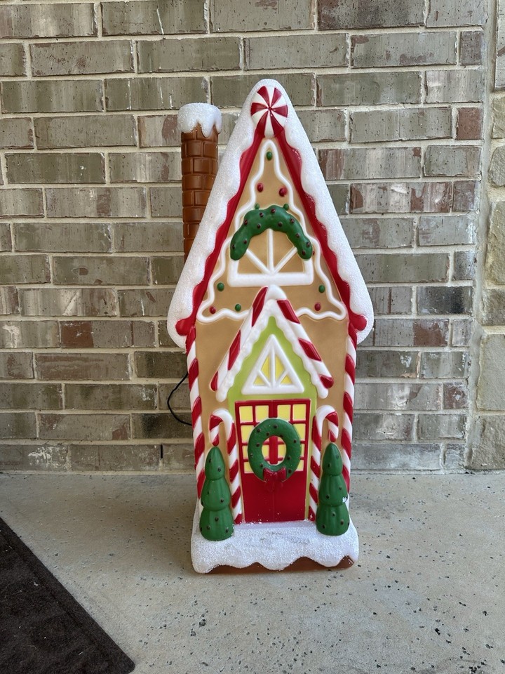 36” Gingerbread House Blow Mold Cracker Barrel | eBay