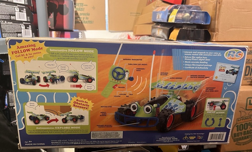 Toy Story Thinkway Signature Collection BNIB RC Remote Control Buggy ...