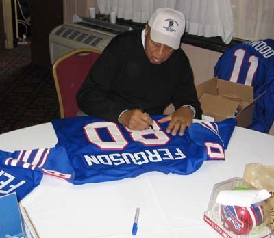 Bills Charley Ferguson signed Jersey W/COA with inscription | eBay