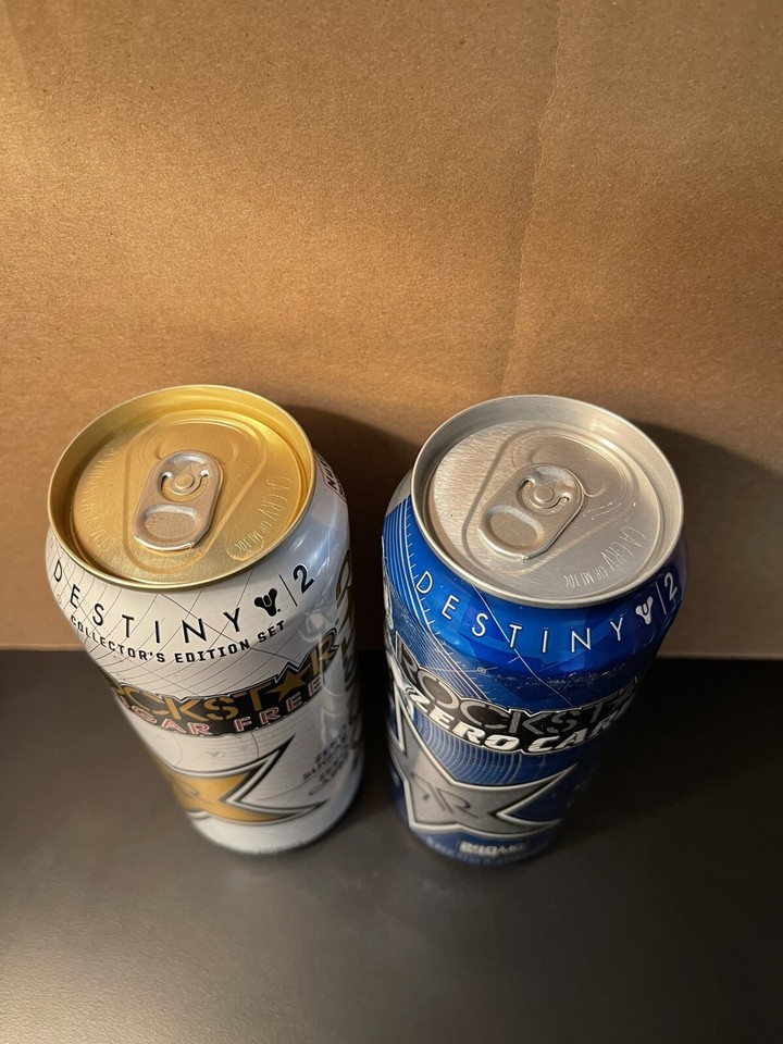 Rockstar Energy Destiny 2 Promo Zero Carb & Sugar Free Full 16oz Cans ...