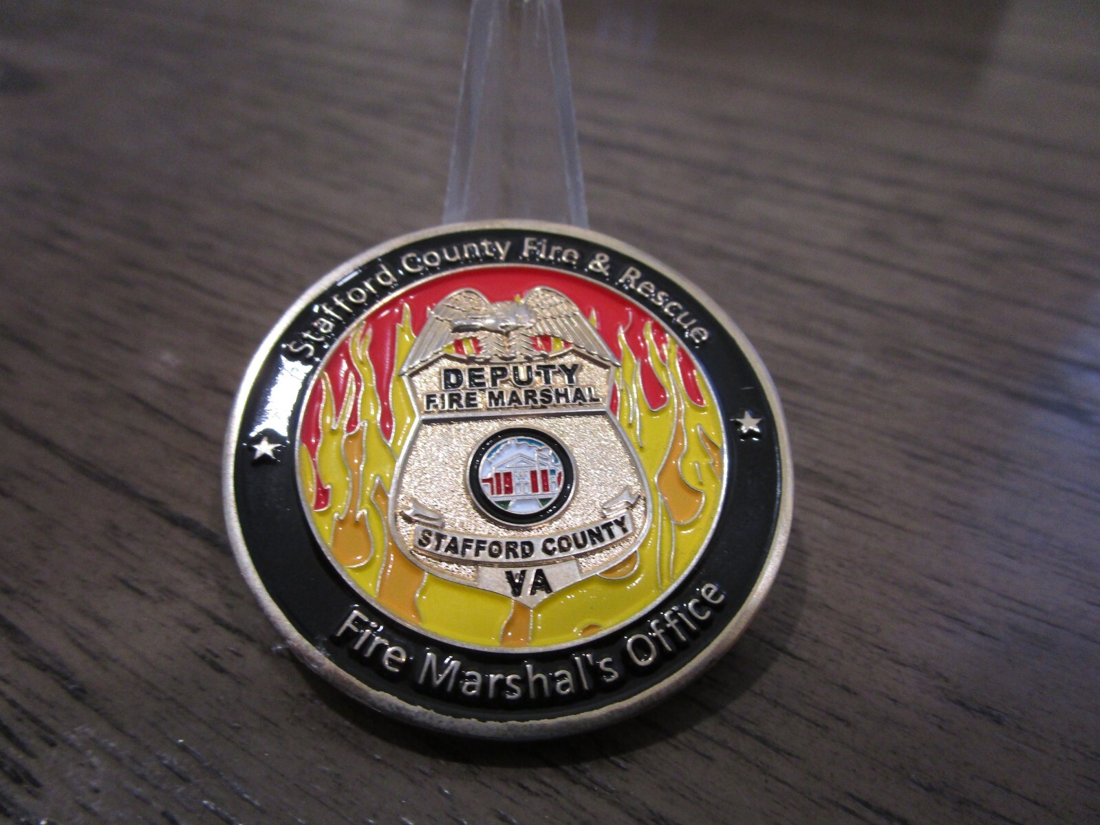 Stafford County VA Fire & Rescue Deputy Fire Marshal Challenge Coin ...