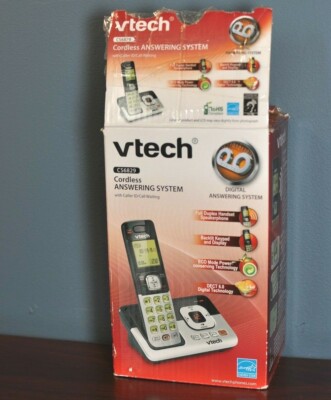 VTech Handset Cordless Phone with Digital Answering System DECT 6.0 ...