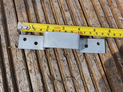 Galvanised elongated keep for 3/4" 19mm bolts, gate brenton shoot bolt ...