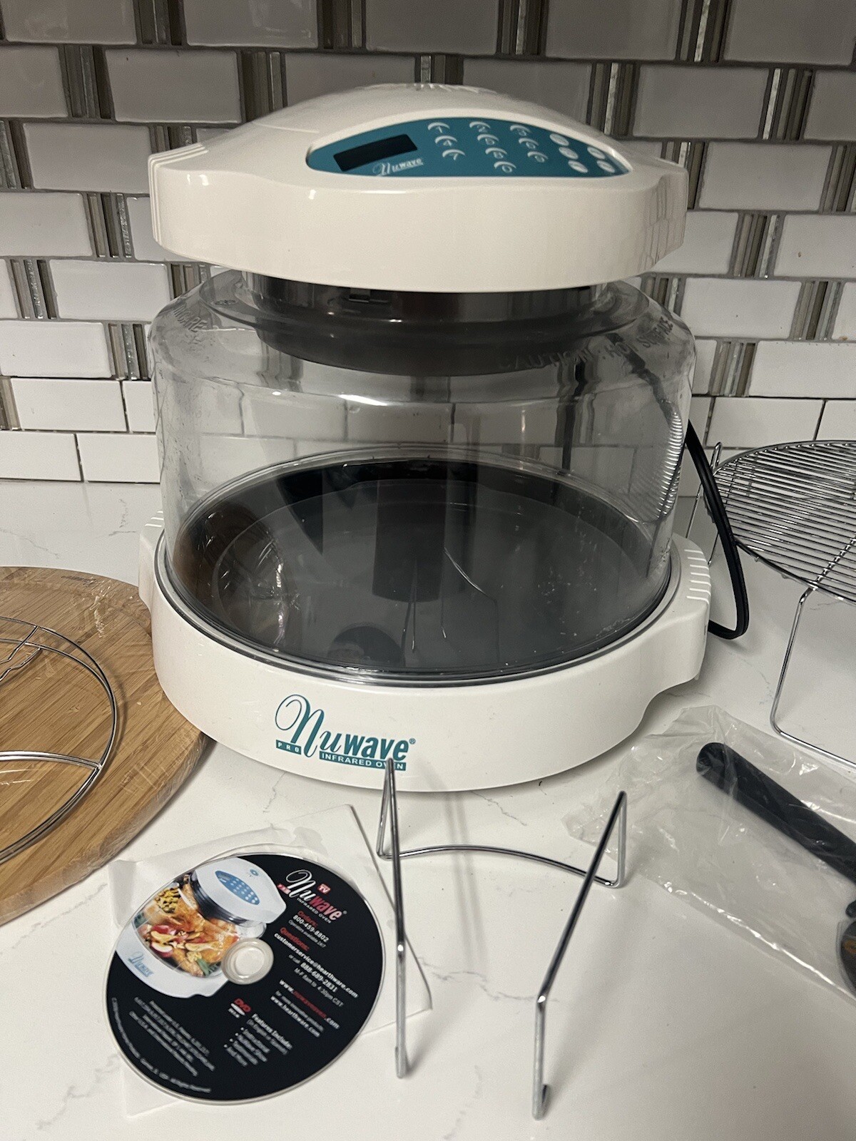 NuWave Heartware Pro Infrared Oven Model 20343 White accessories ...