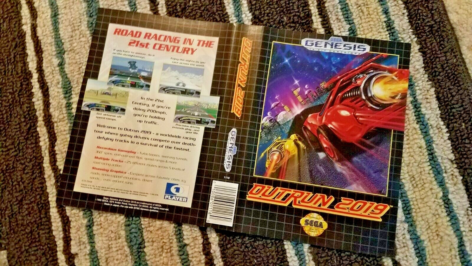 BOX ART ONLY Outrun 2019 Original Sega Genesis Case Sleeve | eBay
