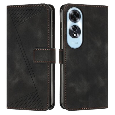 For OPPO A60 4G Dream Triangle Leather Phone Case with Lanyard cover ...