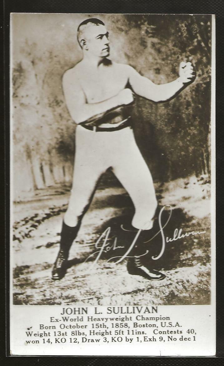 John L Sullivan Drawing