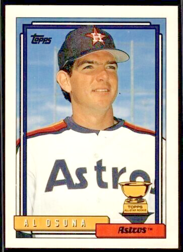 1992 Topps All Star Rookie #614 Al Osuna Pitcher Houston Astros FREE ...