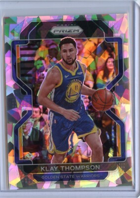2021-22 Panini Prizm Prizms Ice #92 Klay Thompson | eBay
