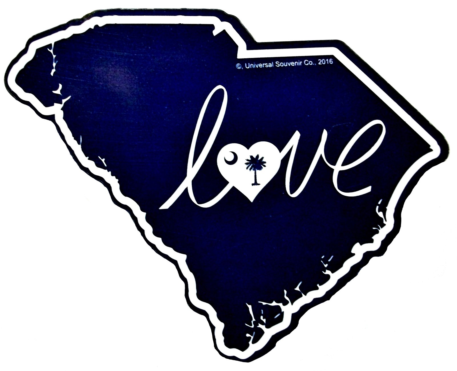 South Carolina Love Artwood Fridge Magnet | eBay