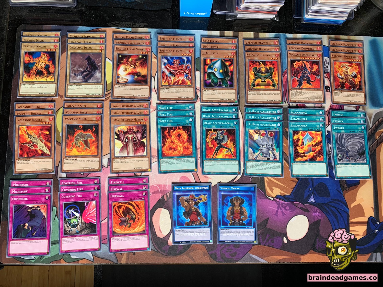 Yugioh Axel Brodie Volcanic Blaze Accelerator Deck, Pyro, Fire, Burn ...